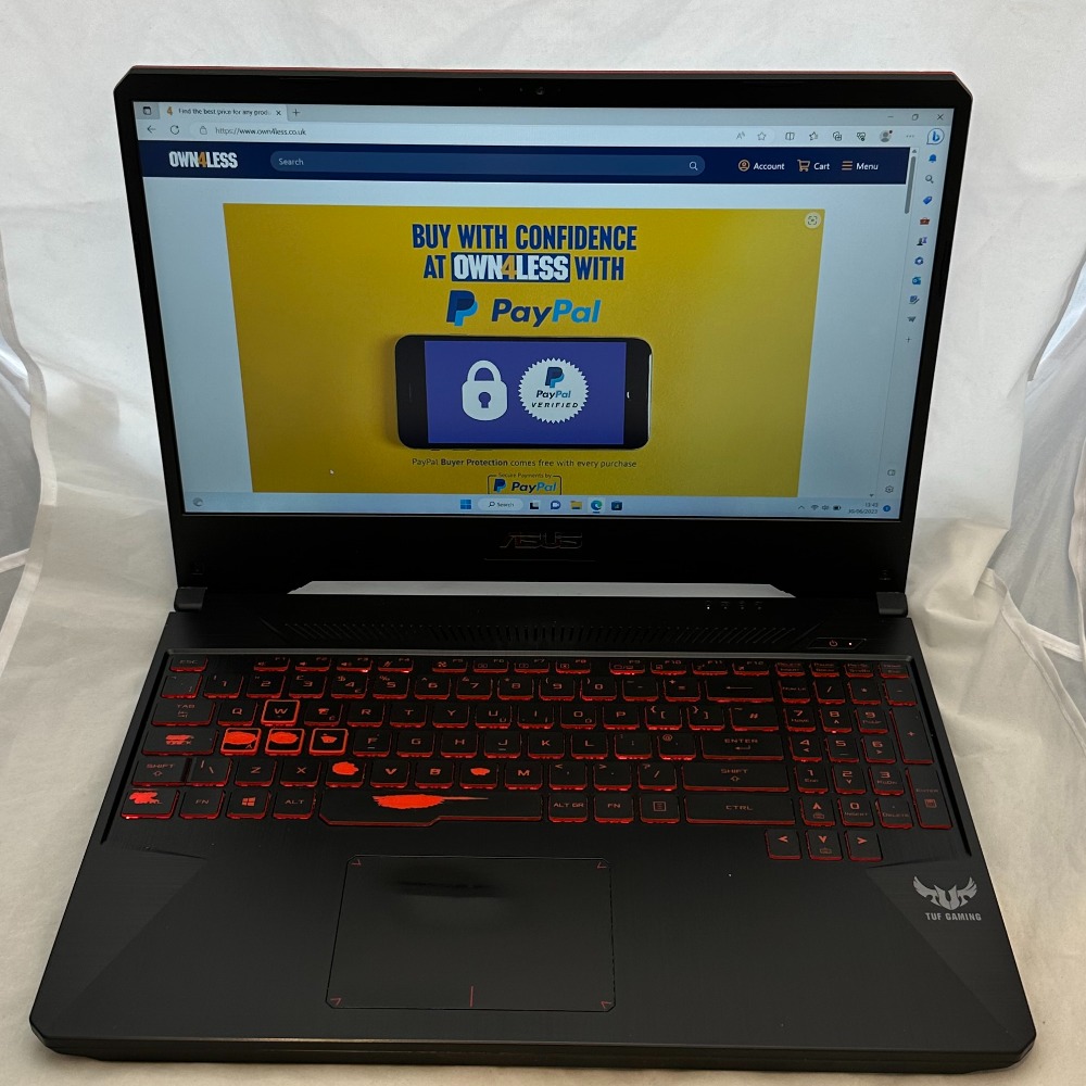 Asus TUF FX505DY - 8GB Ram, Radeon Rx 560X, Ryzen 5 3550H - Own4Less